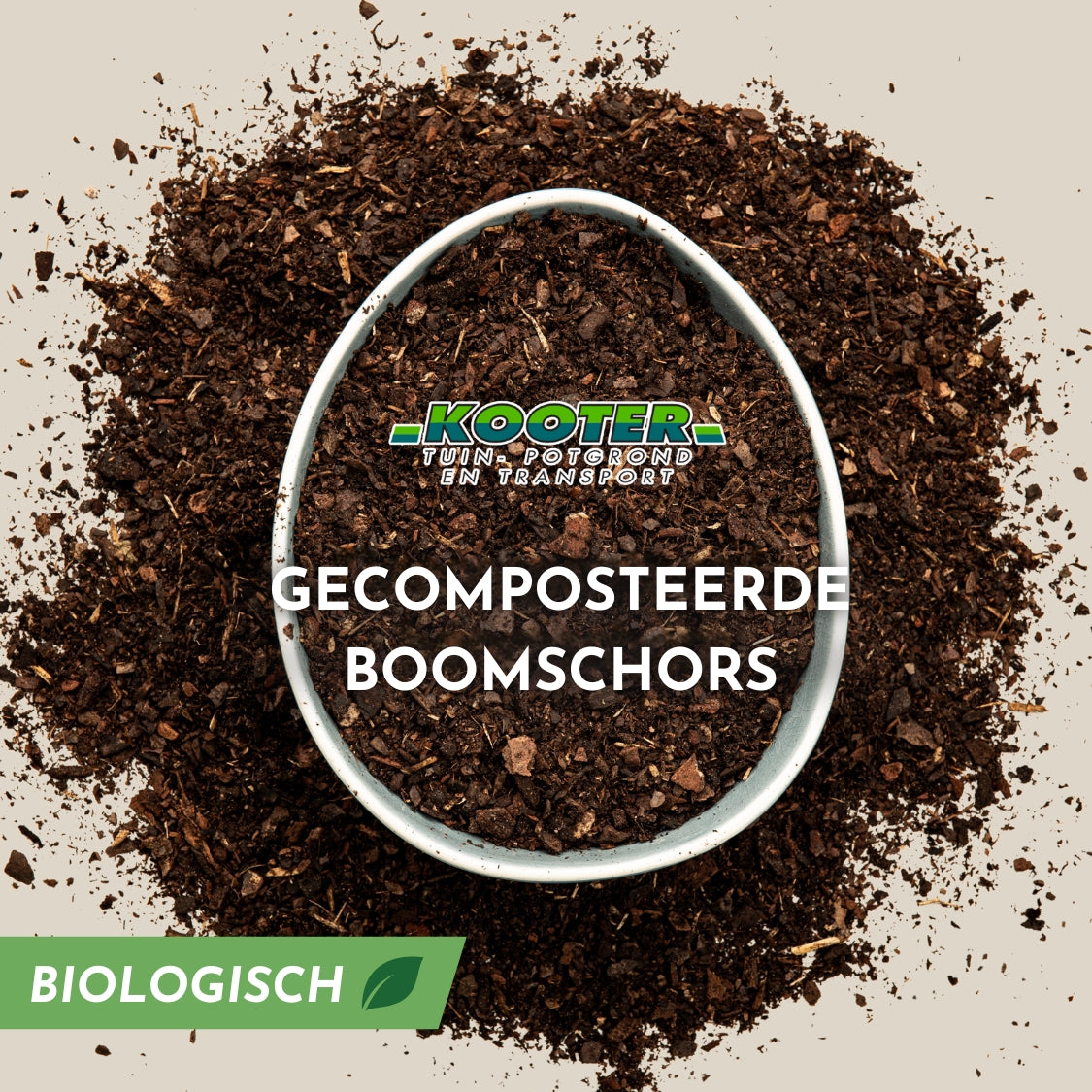 Gecomposteerde boomschors voor duurzame bodemverbetering | Kooter BV ...